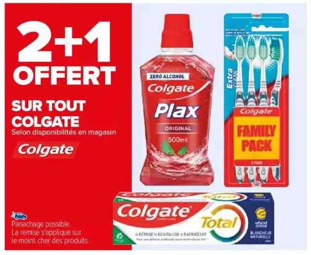 Promo Colgate chez Carrefour - iCatalogue.fr