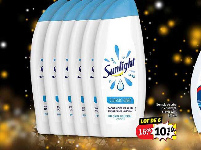 Promo 6 X Sunlight Classic Care chez Kruidvat - iCatalogue.fr