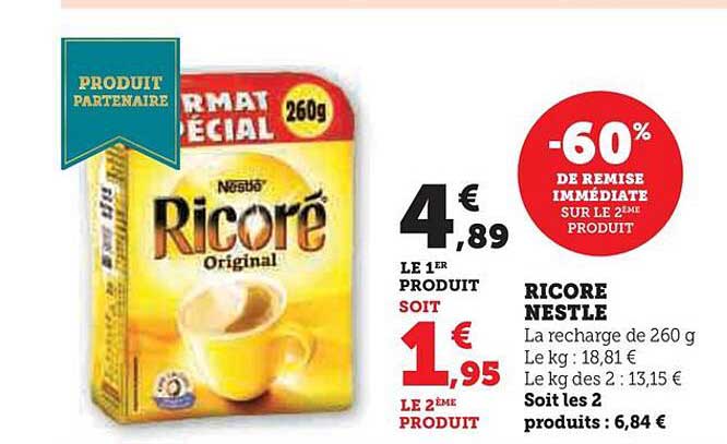 Promo Ricoré Nestlé chez Hyper U - iCatalogue.fr