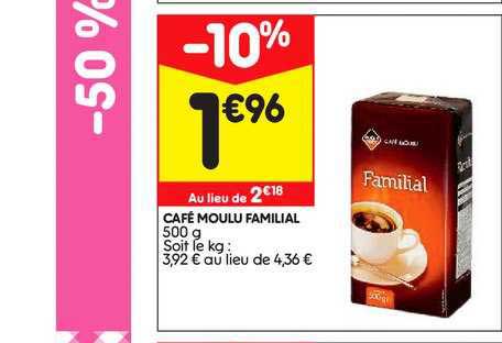 Promo Café Moulu Familial chez Leader Price - iCatalogue.fr