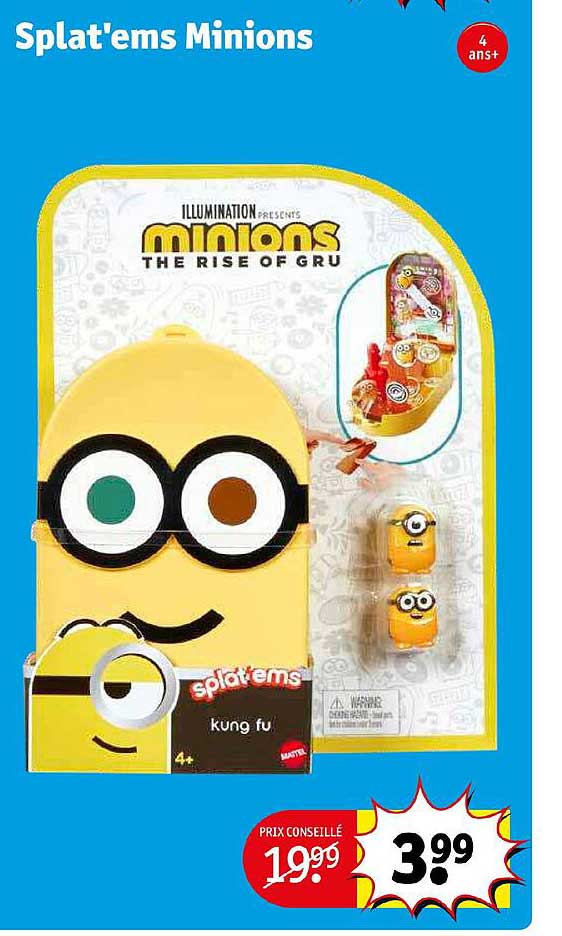 Promo Splat'ems Minions chez Kruidvat - iCatalogue.fr