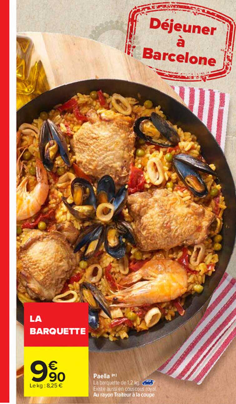 Offre Paëlla La Cuisine Des Saveurs chez Aldi