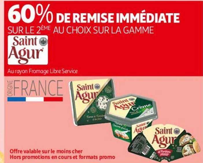 Promo La Gamme Saint Agur chez Auchan Direct - iCatalogue.fr