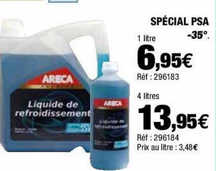 Promo Liquide De Refroidissement Areca chez Autobacs - iCatalogue.fr