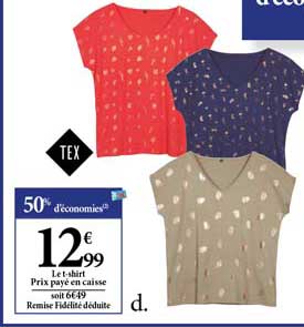 Promo Tex chez Carrefour - iCatalogue.fr