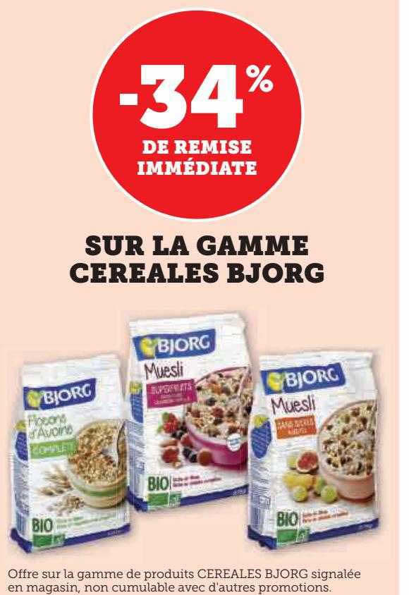Promo Sur La Gamme Cereales Bjorg chez Hyper U - iCatalogue.fr