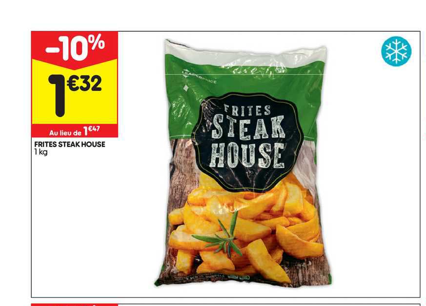 Promo Frites Steak House chez Leader Price - iCatalogue.fr