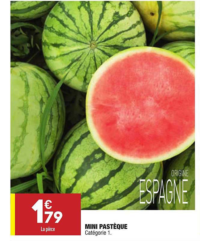 Promo Mini Pastèque chez Aldi - iCatalogue.fr
