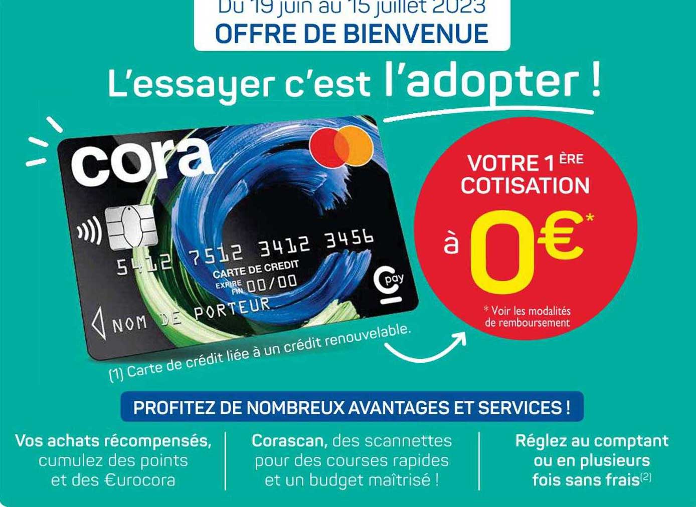 Promo Carte Cora chez Cora - iCatalogue.fr