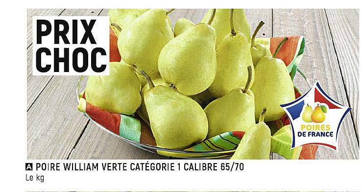 Promo Poire William Verte chez Spar - iCatalogue.fr