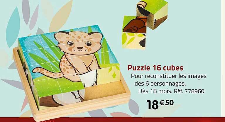 Promo Puzzle 16 Cubes chez Casino Supermarchés - iCatalogue.fr