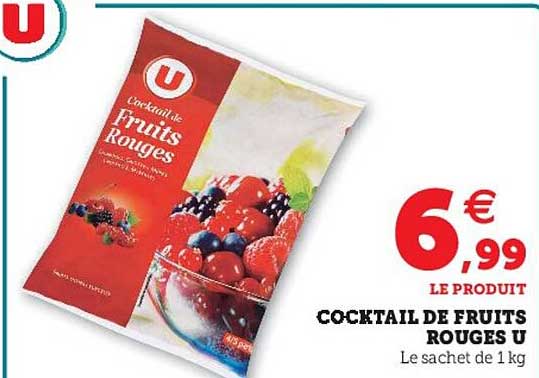 Promo Cocktail De Fruits Rouges U chez Super U - iCatalogue.fr