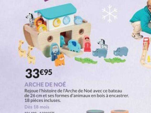 Promo Arche De Noe chez Jouets Sajou - iCatalogue.fr