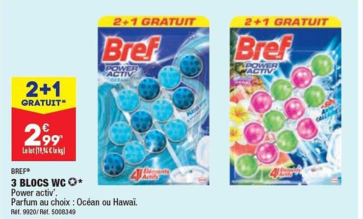 Promo Bref 3 Blocs Wc chez Aldi - iCatalogue.fr
