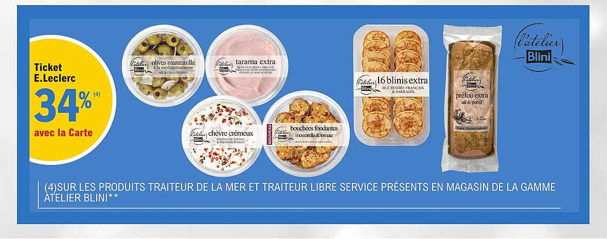 Promo Produits Traiteur De La Mer Et Traiteur Libre Service De La Gamme ...