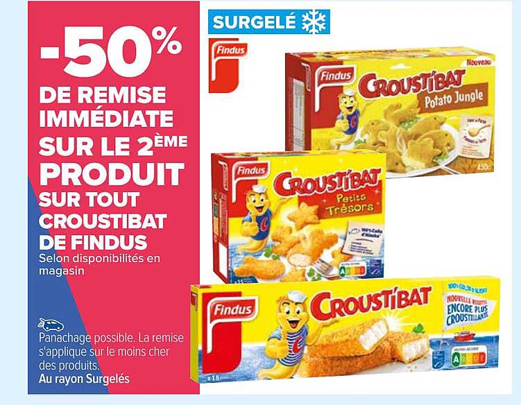 Promo Croustibat De Findus chez Carrefour - iCatalogue.fr