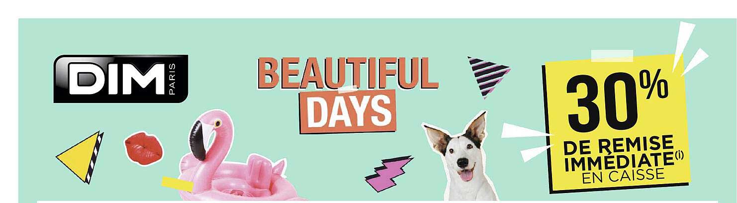 Promo Dim Paris chez Géant Casino - iCatalogue.fr