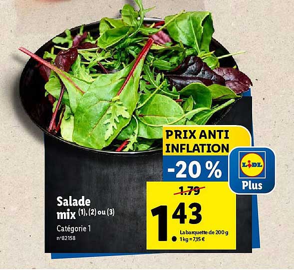 Promo Salade Mix chez Lidl - iCatalogue.fr