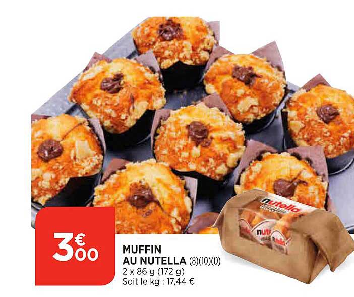 Promo Muffin Au Nutella chez Bi1 - iCatalogue.fr
