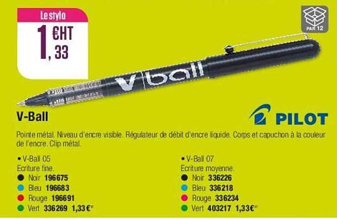 Promo V-ball Pilot chez Calipage - iCatalogue.fr