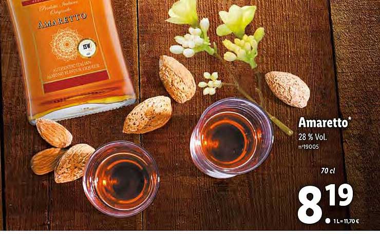Promo Amaretto chez Lidl - iCatalogue.fr