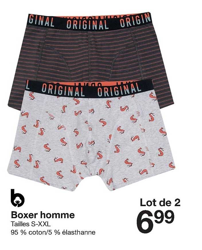 Promo Boxer Homme chez Zeeman - iCatalogue.fr