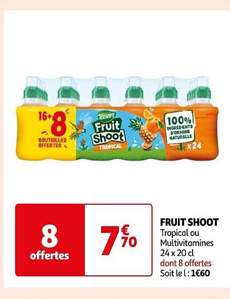 Promo Fruit Shoot chez Auchan - iCatalogue.fr