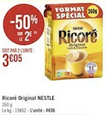 Promo Ricoré Original Nestlé chez Géant Casino - iCatalogue.fr