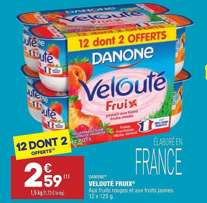 Promo Velouté Fruix Danone chez Aldi - iCatalogue.fr