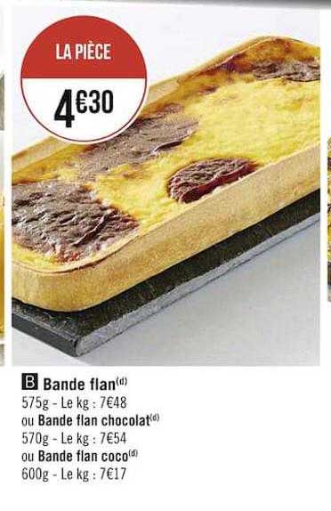 Promo Bande Flan Ou Bande Flan Chocolat Ou Bande Flan Coco chez Casino ...