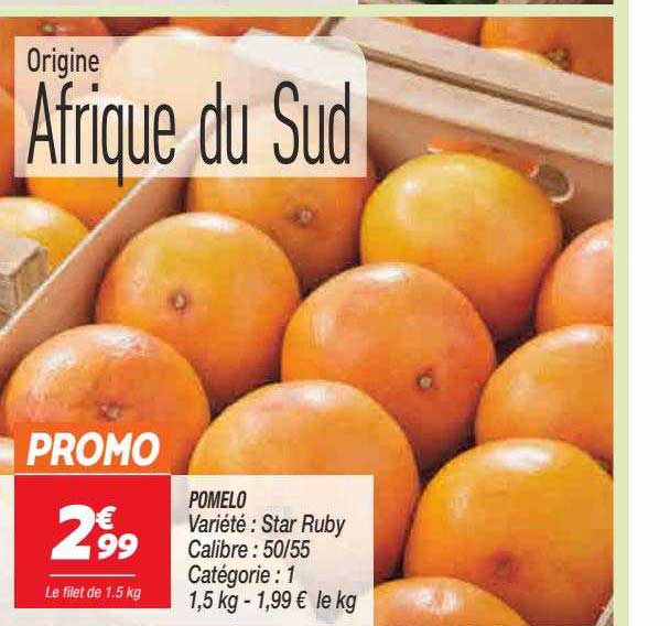 Promo Pomelo Star Ruby chez Netto - iCatalogue.fr