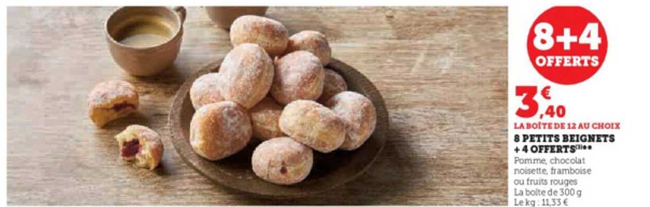 Promo 8 Petits Beignets + 4 Offerts chez U Express - iCatalogue.fr