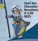 Promo Chef Des Chevalier Novelmont chez Playmobil - iCatalogue.fr
