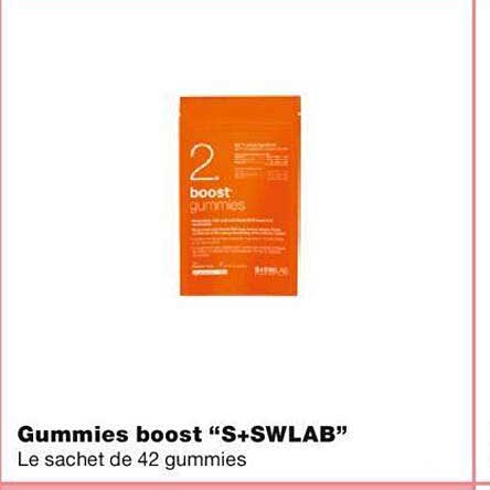 Promo Gummies Boost "s+swlab" chez Monoprix - iCatalogue.fr