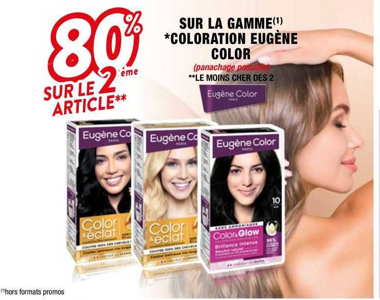 Promo Sur La Gamme Coloration Eugene Color chez Migros France ...