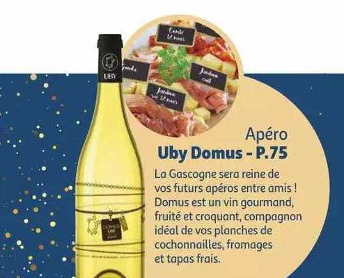 Offre Apéro Uby Domus - chez Auchan
