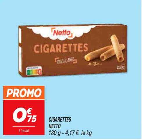Promo Cigarettes Netto chez Netto - iCatalogue.fr