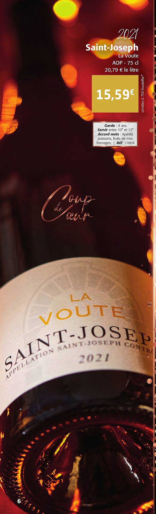 Offre La Voute Saint Joseph Aop 2021 chez Colruyt