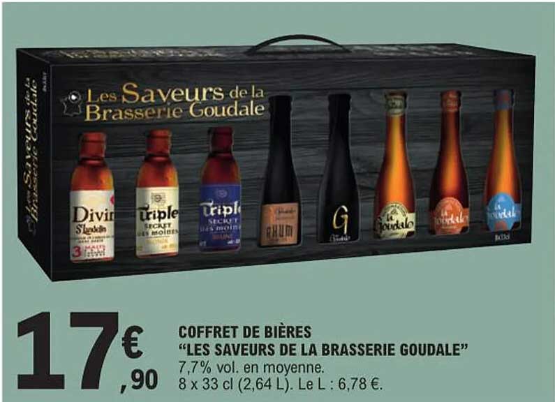 Promo Coffret De Bières "les Saveurs De La Brasserie Goudale" chez E.Leclerc - iCatalogue.fr