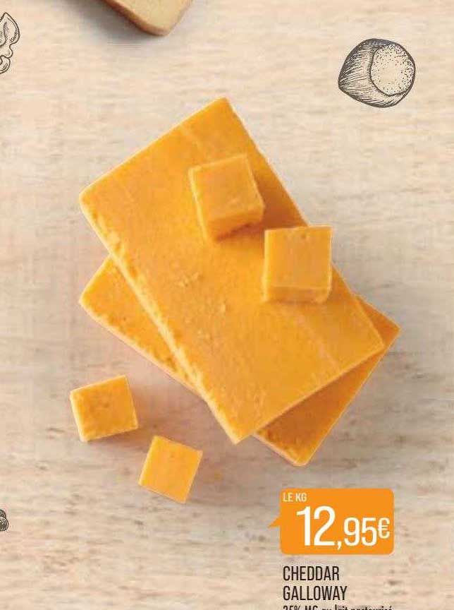 Promo Cheddar Galloway chez Match - iCatalogue.fr