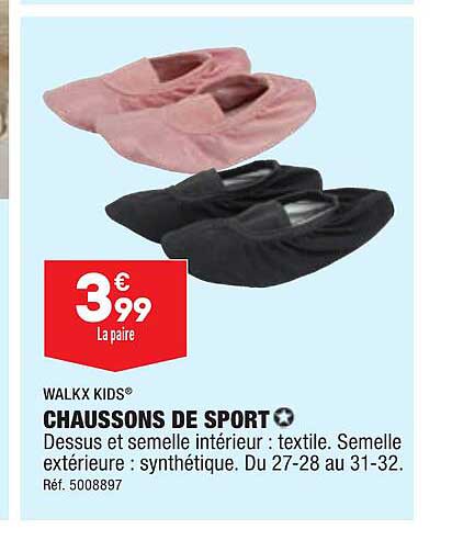 Promo Chaussons De Sport Walkx Kids chez Aldi - iCatalogue.fr