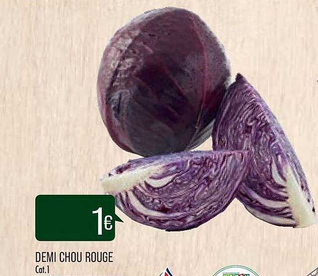 Promo Demi Chou Rouge chez Match - iCatalogue.fr