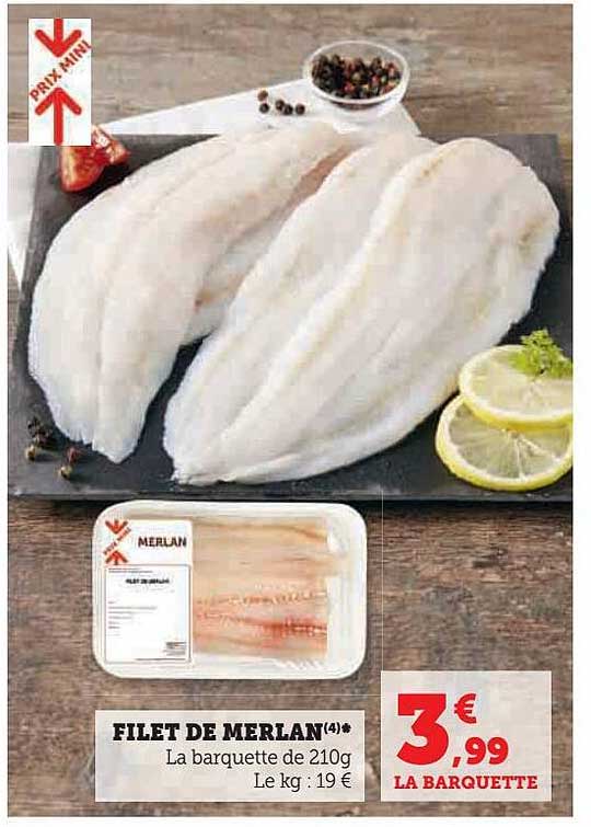 Promo Filet De Merlan chez U Express - iCatalogue.fr