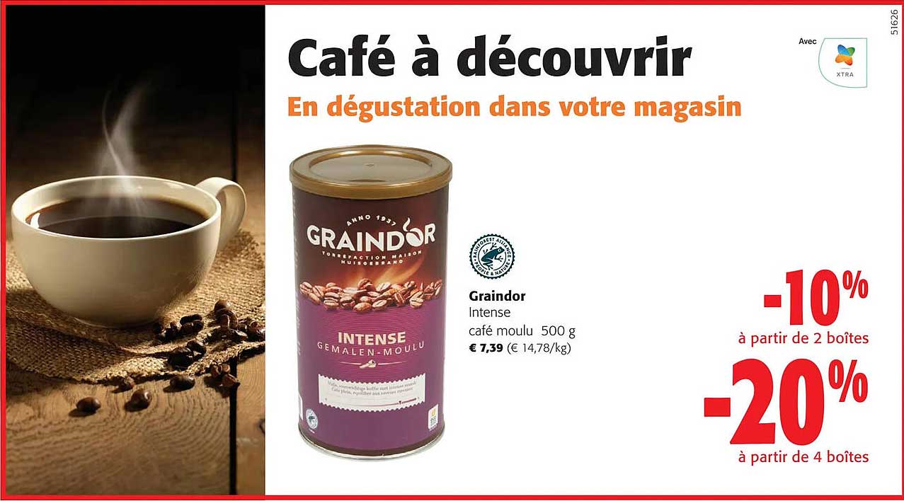 Promo Graindor Intense Café Moulu chez Colruyt - iCatalogue.fr