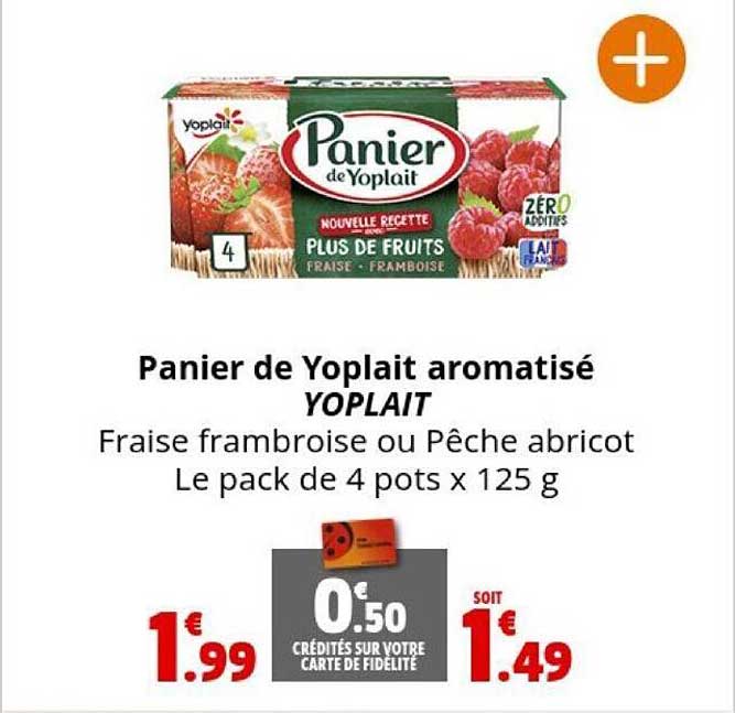 Promo Panier De Yoplait Aromatisé Yoplait chez Coccinelle Express ...