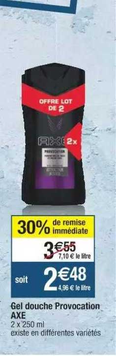 Promo Gel Douche Provocation Axe chez Cora - iCatalogue.fr