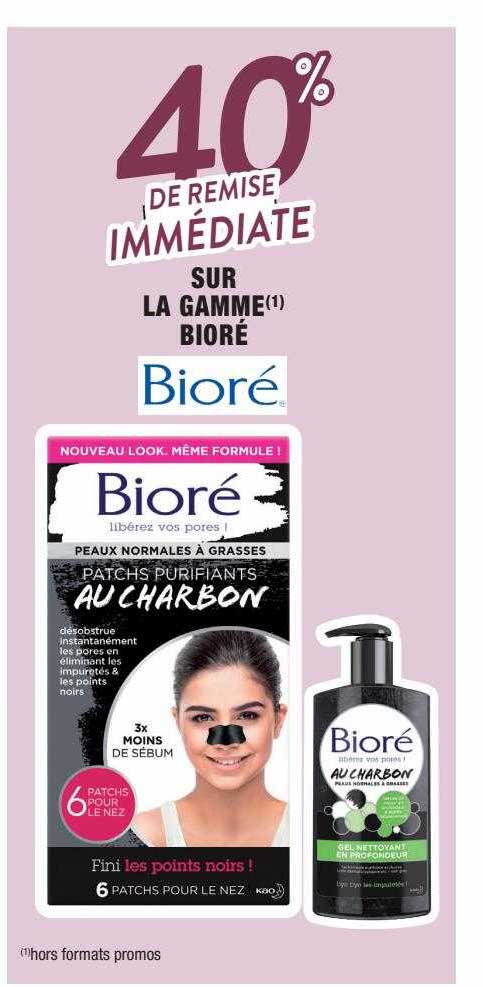 Promo La Gamme Bioré chez Migros France - iCatalogue.fr