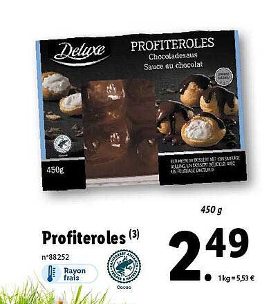 Promo Profiteroles chez Lidl - iCatalogue.fr