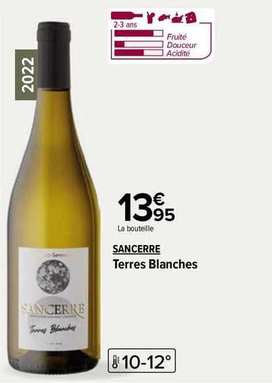 Promo Sancerre Terres Blanches chez Carrefour - iCatalogue.fr