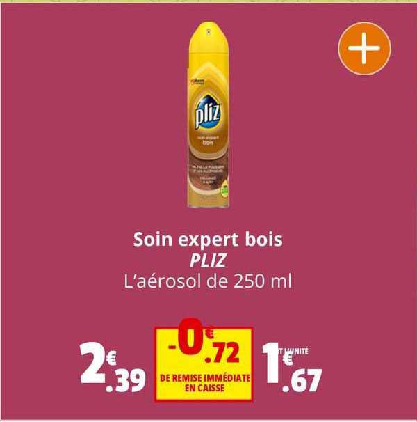 Promo Soin Expert Bois Pliz chez Coccinelle Supermarché - iCatalogue.fr